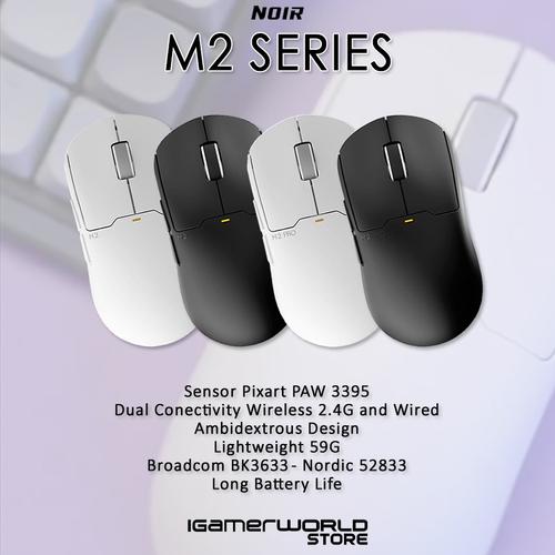 Jual Noir M2 Series Ambidextrous Wireless Gaming Mouse - M2 PRO 4K ...