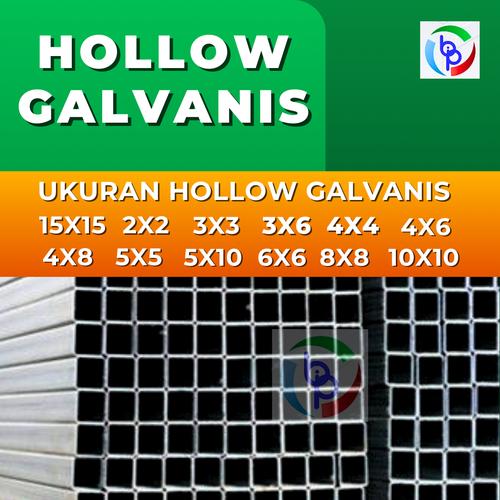 Jual (Part 2) Besi Hollow Galvanis/Besi Kotak Galvanis/Besi Holo ...