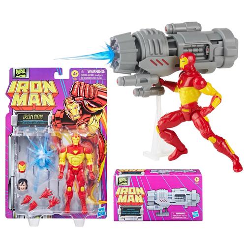 Jual Marvel Legends Iron man Retro SDCC Plasma Cannon Proton modular ...