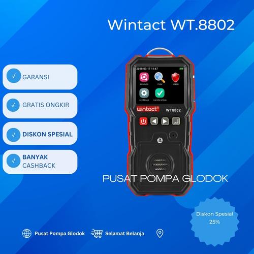 Jual Alat Ukur Tekanan Digital Hydrogen Sulfide Monitor WINTACT WT8802 wt 8802 - Jakarta Barat ...