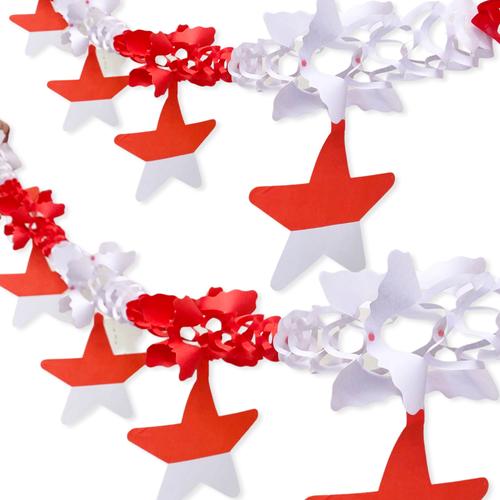 Jual Bintang Merah Putih Dekorasi 17 Agustus Kemerdekaan HUT RI Ukuran ...