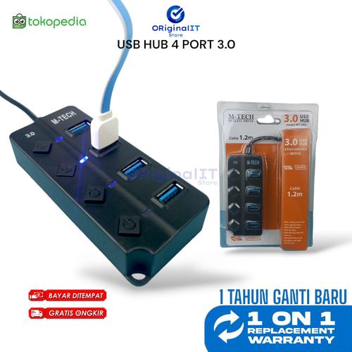 Promo Usb hub 3.0 4 port Usb with power supply port - Jakarta Pusat ...