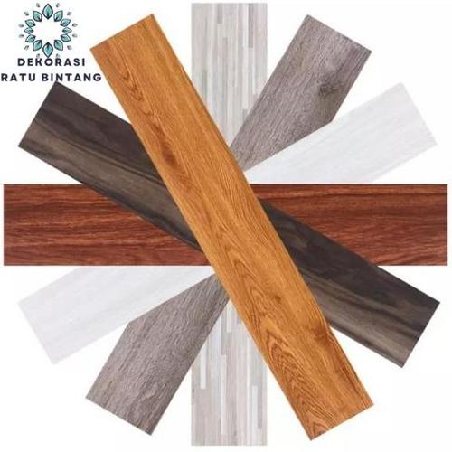 Jual Lantai Vinyl Sticker Lantai Kayu VYNIL FLOOR Parket Lantau Vinil ...