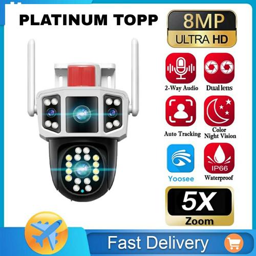 Promo NEW CCTV IP PTZ OUTDOOR 3 LENSA WATERPROOF KAMERA FULL HD NIGHT ...