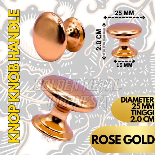 Jual Knob Knop Tarikan Pegangan Handle Laci Pintu Lemari ROSE GOLD ...