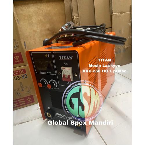 Jual MESIN TRAVO TRAFO LAS TITAN ARC 250 HD 1PH WELDING MACHINE - Kota ...