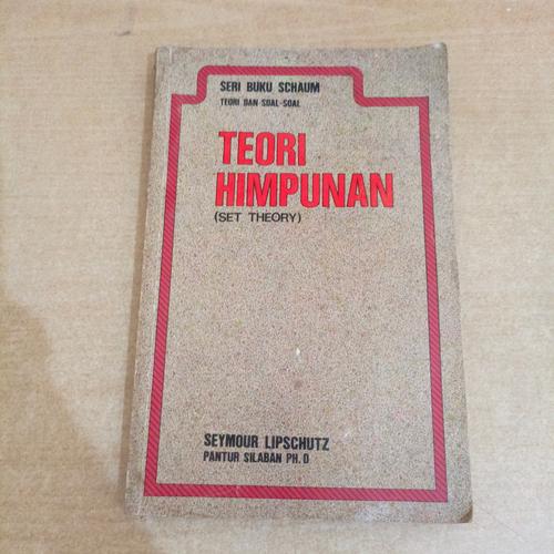 Jual Buku TEORI HIMPUNAN ( SET THEORY ) - Jakarta Timur - Toko ...
