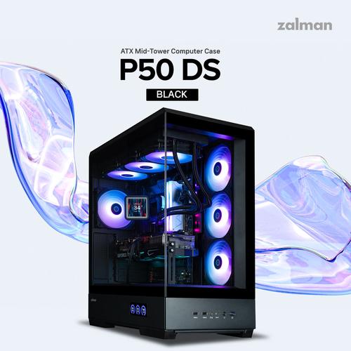 Promo ZALMAN P50 DS BLACK MID TOWER PC CASE CASING GAMING CHASSIS Cicil ...