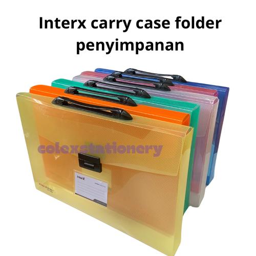 Jual Carry Case Tempat Map Folder Dokumen 6 Warna Ukuran Folio With ...