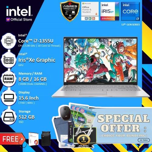 Promo ASUS Vivobook 15 A1504VA touch I7 1355u 8/16GB 512GB w11 15" fhd ...