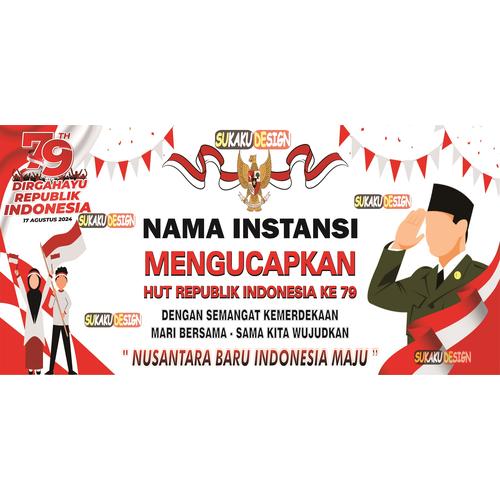 Promo COD / Banner / Spanduk HUT Kemerdekaan Indonesia 77 th / 17 ...