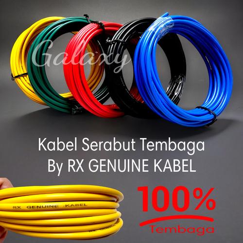 Promo RX GENUINE Polos - Kabel Single Serabut TEMBAGA - 1.5mm / 1.5mm² ...