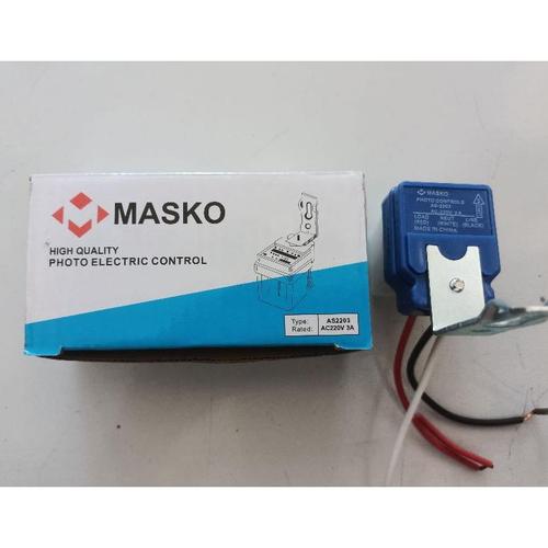 Jual Photo Cell Fotocell Photocell Sensor Cahaya Otomatis MASKO 3A ...