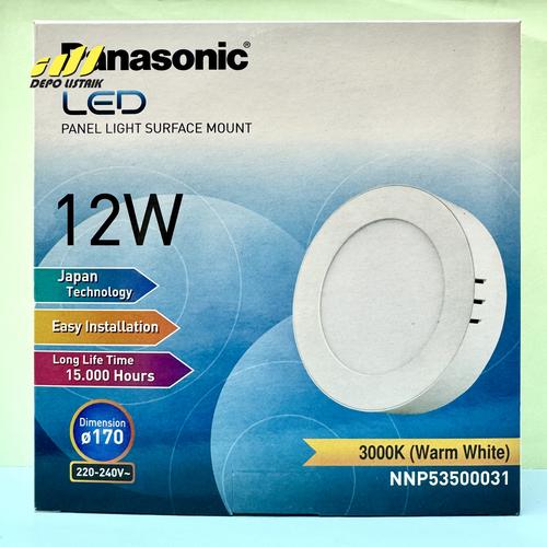Jual Panasonic Led Neo Panel Light Surface Mount 12W/Lampu Downlight ...