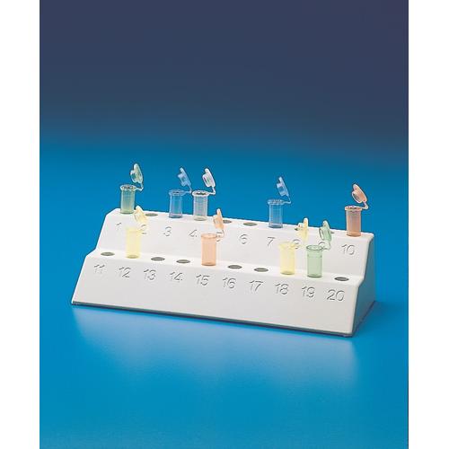 Jual KARTELL Rack Micro Test Tubes Cat.296 PP dual level 20 tubes Rak ...
