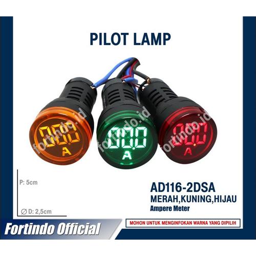 Jual Pilot Lamp AD116-2DSA 220VAC Lampu LED Ampere Meter MERK FORT - Jakarta Barat - Fortindo ...