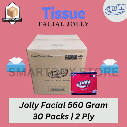 Jual Tissue Jolly Facial Tissue Kiloan Isi 30 Packs x 560 Gram - 2 Ply ...