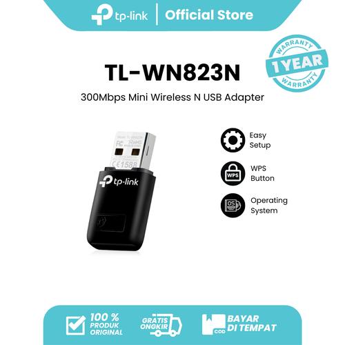 Promo TP-LINK TL-WN823N 300Mbps Mini Wireless N USB Adapter - Black ...