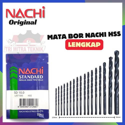 Jual Mata Bor Nachi / Mata Bor Besi banyak varian ukuran [harga per 1pcs] - 4,5mm - Kab ...