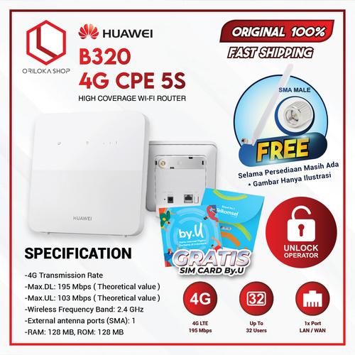 Promo Huawei B320 Penganti B312 Modem Router Wifi Unlock All Operator - B320 Cicil 0% 3x ...
