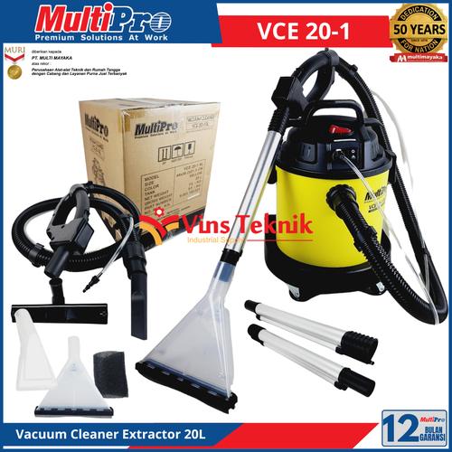 Promo Multipro VCE 20-1 Wet & Dry Vacuum Cleaner Extractor Vacum Karpet ...