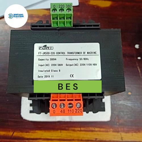 Jual TRAFO STEP DOWN 500VA (IN380, 220V) / (Out 220V, 110V, 48V) FORT ...