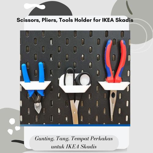 Jual Scissors,Pliers, Tools Holder for IKEA Skadis/Gunting,Tang, Tempat ...