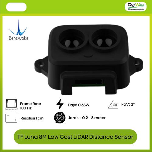 Jual TF Luna 8M Low Cost LiDAR Distance Sensor - Kota Bekasi - DigiWare Store Bekasi | Tokopedia