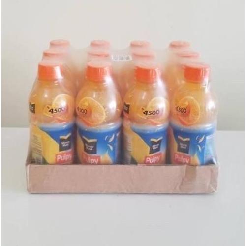 Jual Original Minute Maid Pulpy Orange Botol 300ml 1 Dus / Karton 12 ...