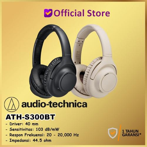 Promo Audio-Technica ATH-S300BT Wireless Headphone with Three Noise Cancelling Mode S300 BT0 ...