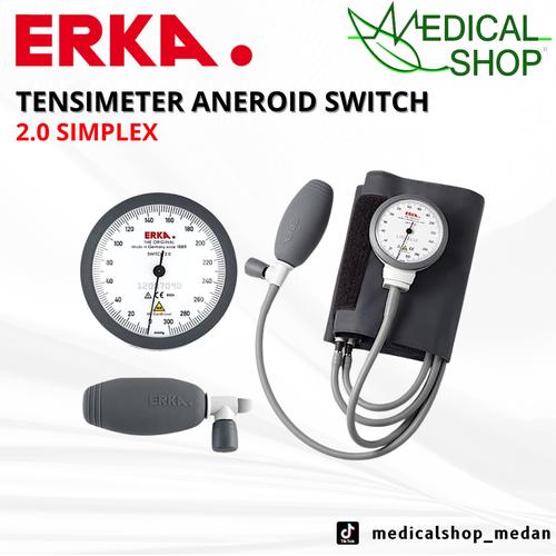 Jual Tensimeter Aneroid Switch 2.0 Simplex ERKA l Alat Ukur Tekanan ...