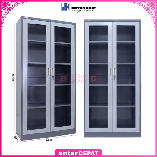 Promo TOP CBSTN GD lemari arsip besi pintu swing kaca Datascrip - Kurir ...