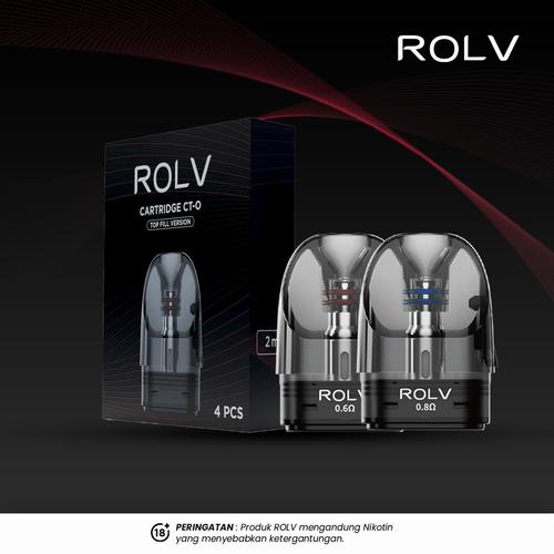 Jual CARTRIDGE ROLV POD | ROCK POD CT-O 2ML AUTHENTIC BY SWEET & SMOOTH X ROLV - 0,8, PERPCS ...