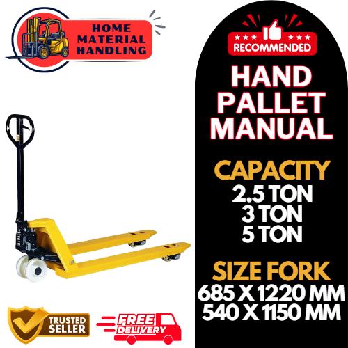 Jual HAND PALLET 3 TON DALTON KUNING 685X1220 MM - Kab. Tangerang ...