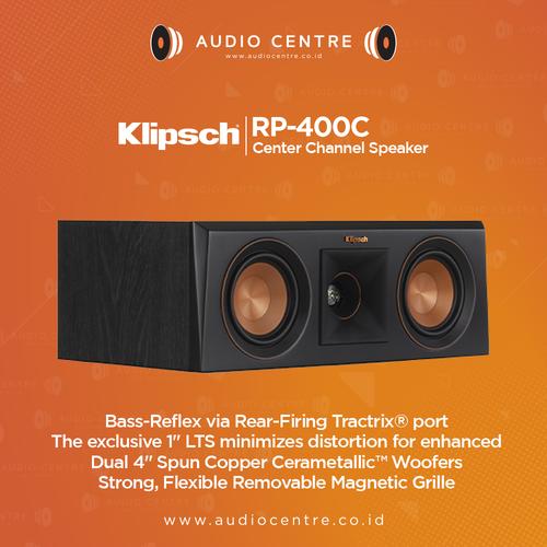 Promo Klipsch RP-400C RP400C RP 400C Center Channel Speaker Dual 4 ...