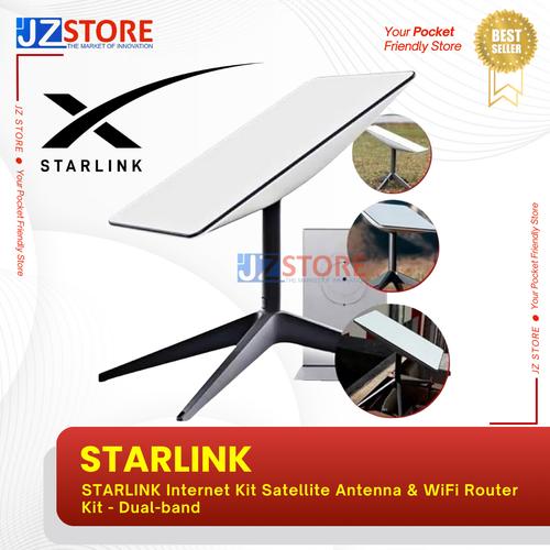 Jual STARLINK Internet Kit Satellite Antenna & WiFi Router Kit - Dual ...