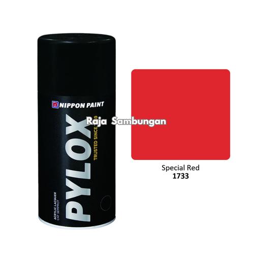 Jual Pylox 1733 Special Red Solid Colours Cat Semprot Spray Paint Pilok ...