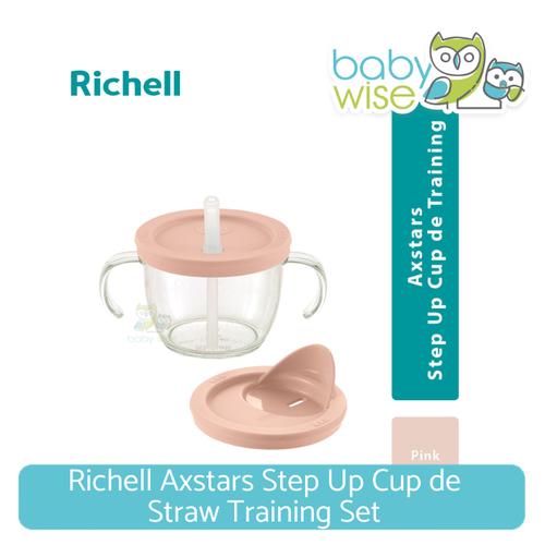 Jual Richell Axstars Step Up Cup de Straw Training Set - Gelas Minum Anak Bayi - Kota Tangerang ...