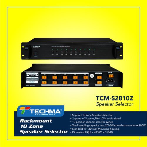 Promo Techma 10 Zone Speaker Selector Model : TCM-S2810Z - Kota ...