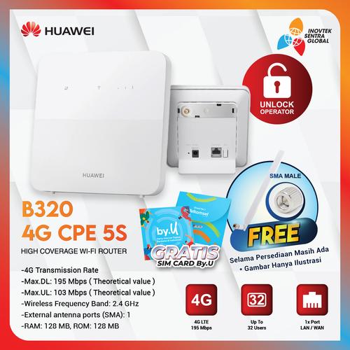 Promo Huawei B320 Penganti Orbit Star 2 B312 Modem Router Wifi UNLOCK ...