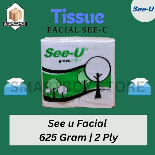 Jual Tissue See-U Greenvalue Facial Tissue Isi 625 Gram - 2 Ply / Pack ...
