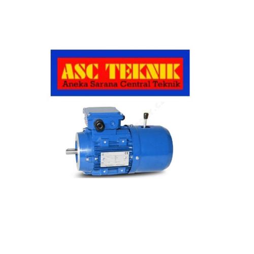 Jual Electric Motor Brake Yuema YBD 4P 1Hp 0.75Kw 3Phase B14 Flange ...