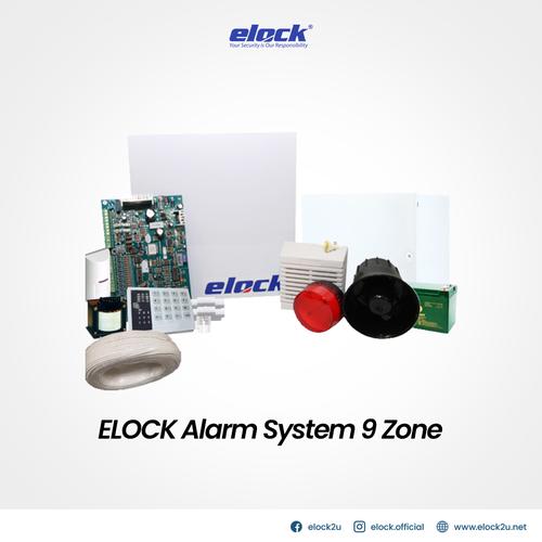 Jual ELOCK | 9 Zone Alarm System with LED Keypad | Full Set - Kota ...