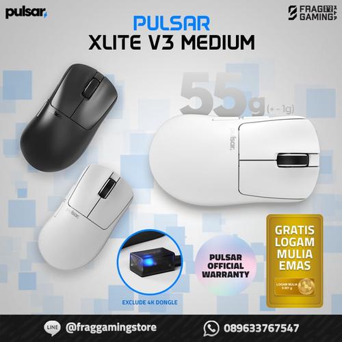 Jual Pulsar Xlite V3 UltraLight Wireless Gaming Mouse V 3 Medium PulsarXlite PulsarXliteV3 ...