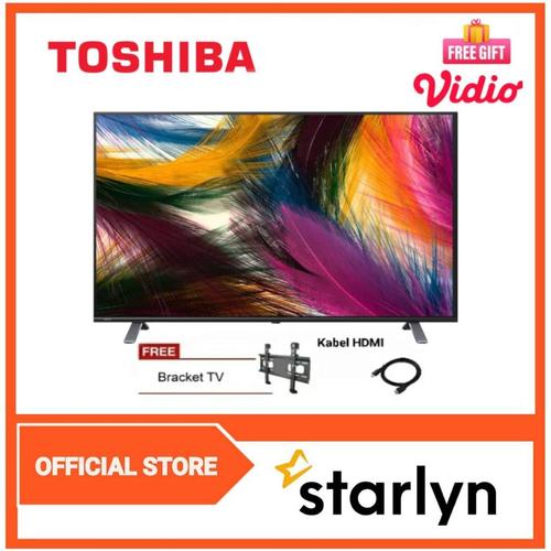 Jual READY TOSHIBA LED TV 32 INCH 32V35KP SMART ANDROID TV REGZA BAZEL-LESS 32V35 - FREE BRACKET ...