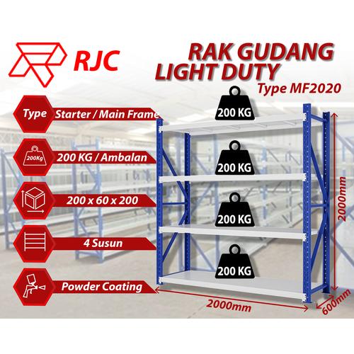 Promo Rak Besi Gudang 4 susun 2 meter 200 kg Main Frame rack Gudang - 5 ...