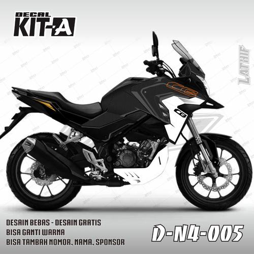 Jual Decal Honda CB 150X HITAM PUTIH LIST COKLAT D-N4-012 N4-047 - Kota ...