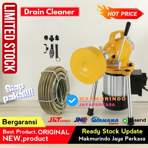 Jual Electric Drainc cleaner machine mesin saluran air pipa mampet ...