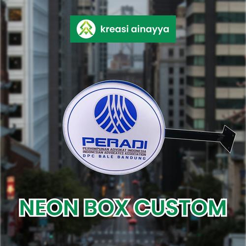 Jual Neon Box Bulat 2 Sisi | Neon Box Sticker + Lampu LED - Kab ...