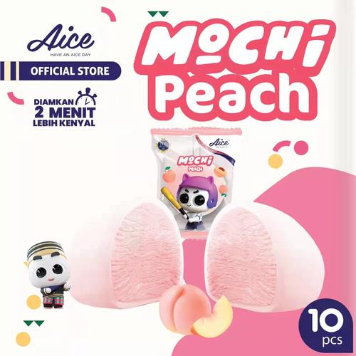 Promo Aice Ice Cream Mochi Peach Es Krim (isi 10 pcs) eskrim 10pcs ...
